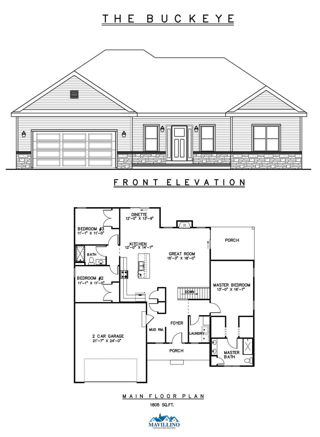 The Buckeye - Mavillino Custom Homes